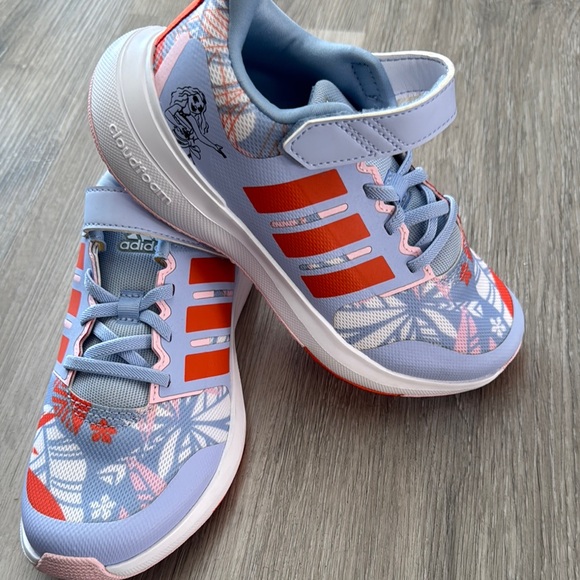 adidas | Shoes | Adidas Blue And Red Sneakers With Bold Stripes | Poshmark
